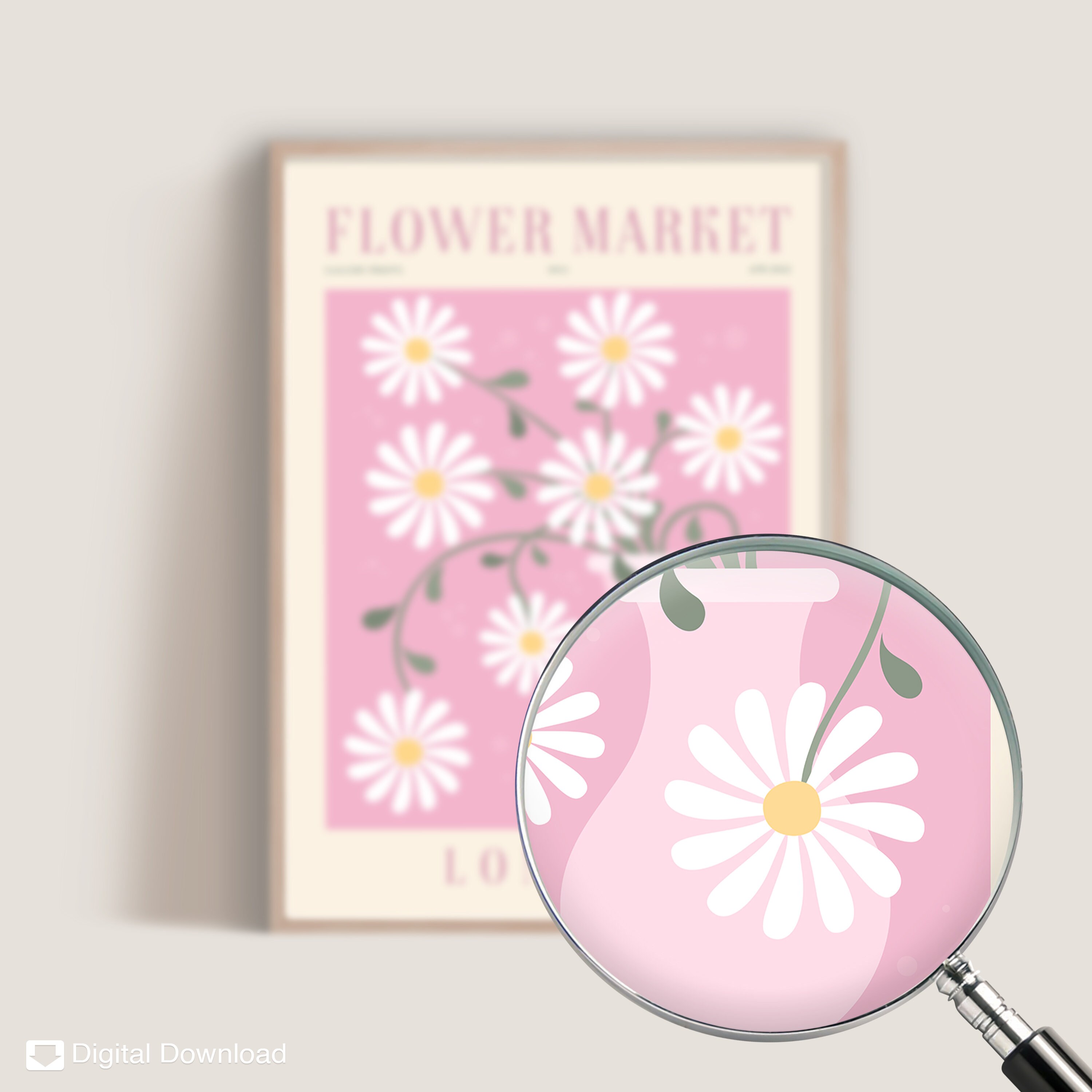 Flower Market Aesthetic Poster Flower Market London Flower - Etsy