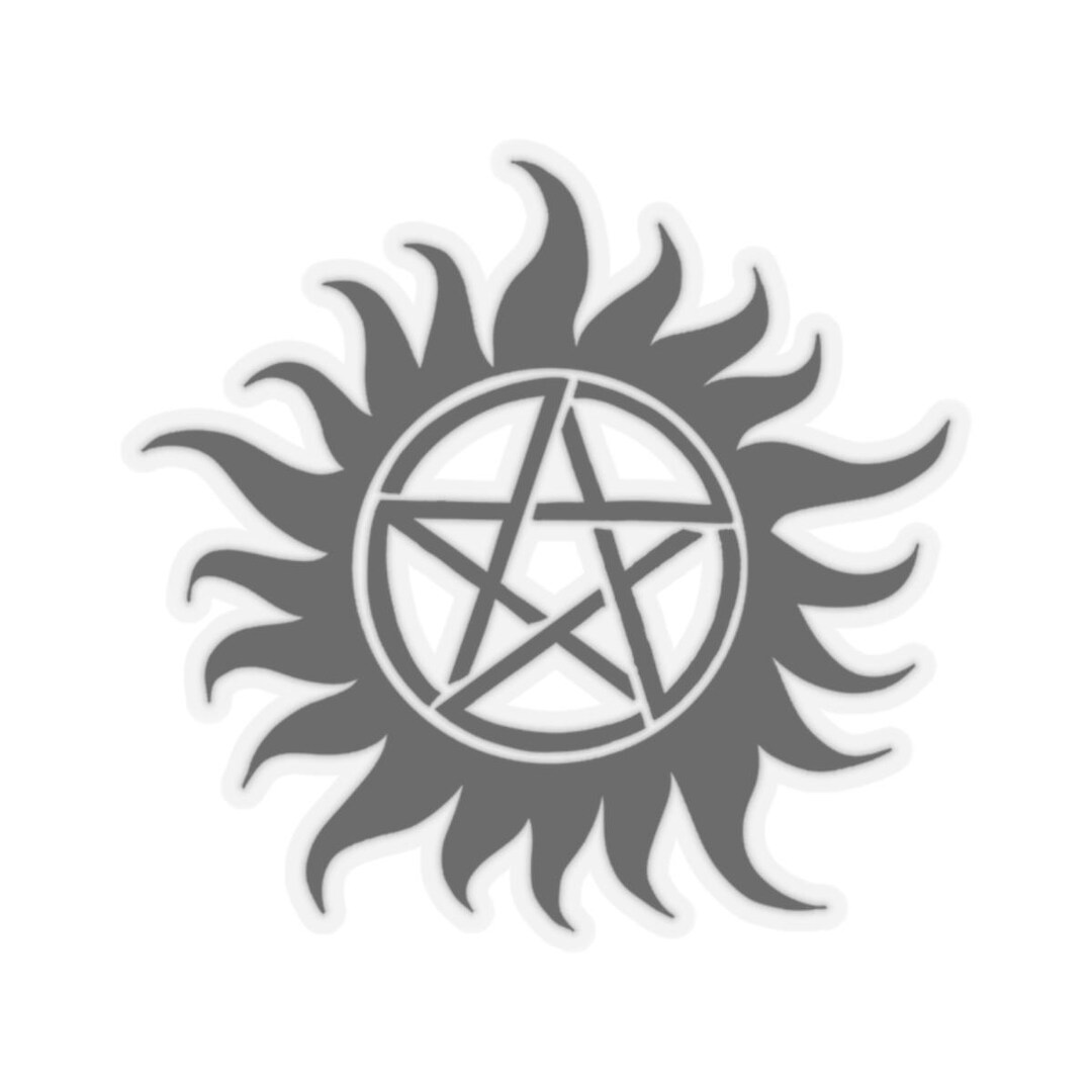 Supernatural Anti-possession Symbol (no Color) Kiss-cut Stickers - Etsy