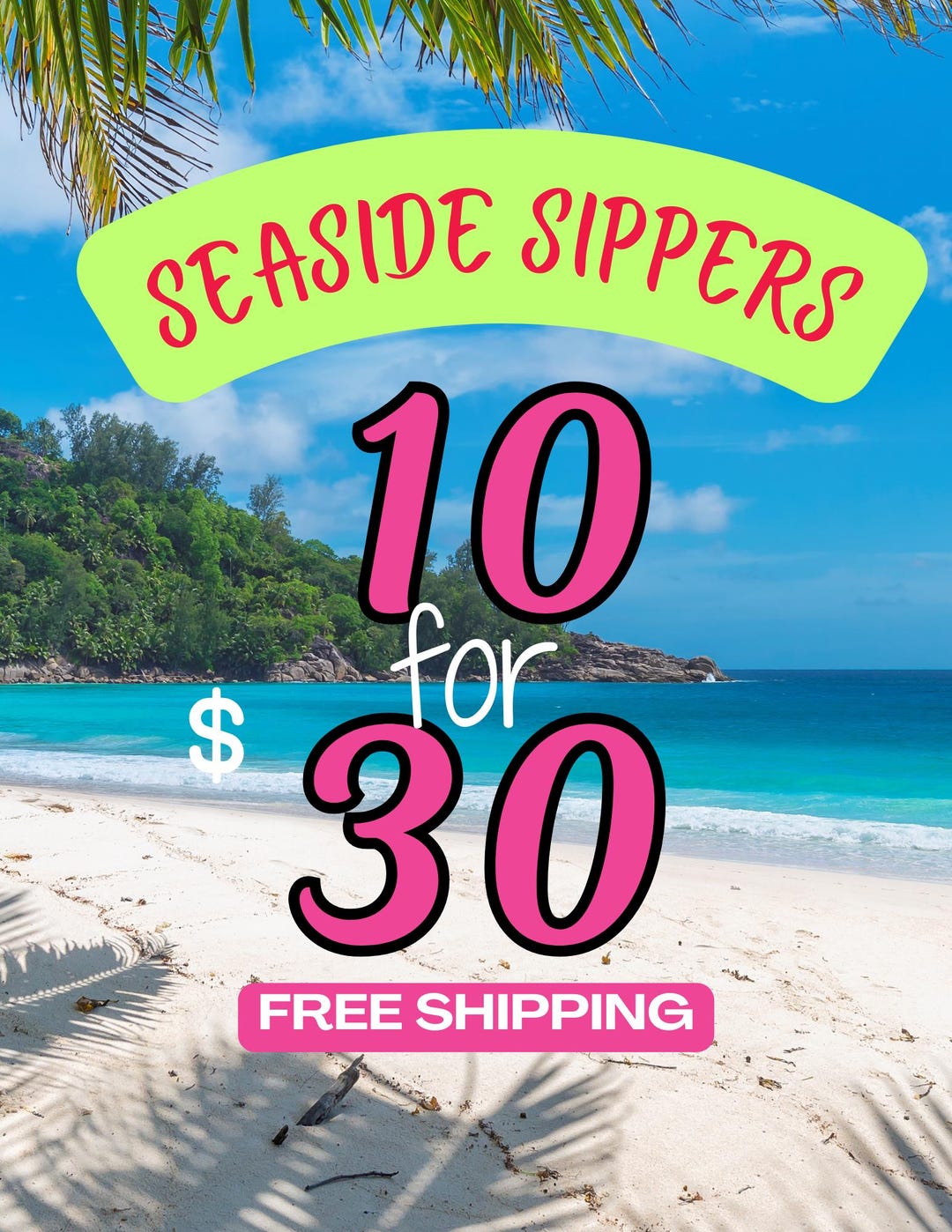 220 Mg Caffeine Each Seaside Sipper Specialty 10 Loaded Energy Drinks ...