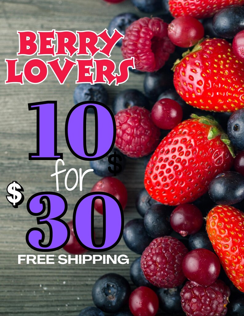 Berry Flavored Drink Packets - Sugar-free, 220mg Caffeine (10-pack) - Etsy