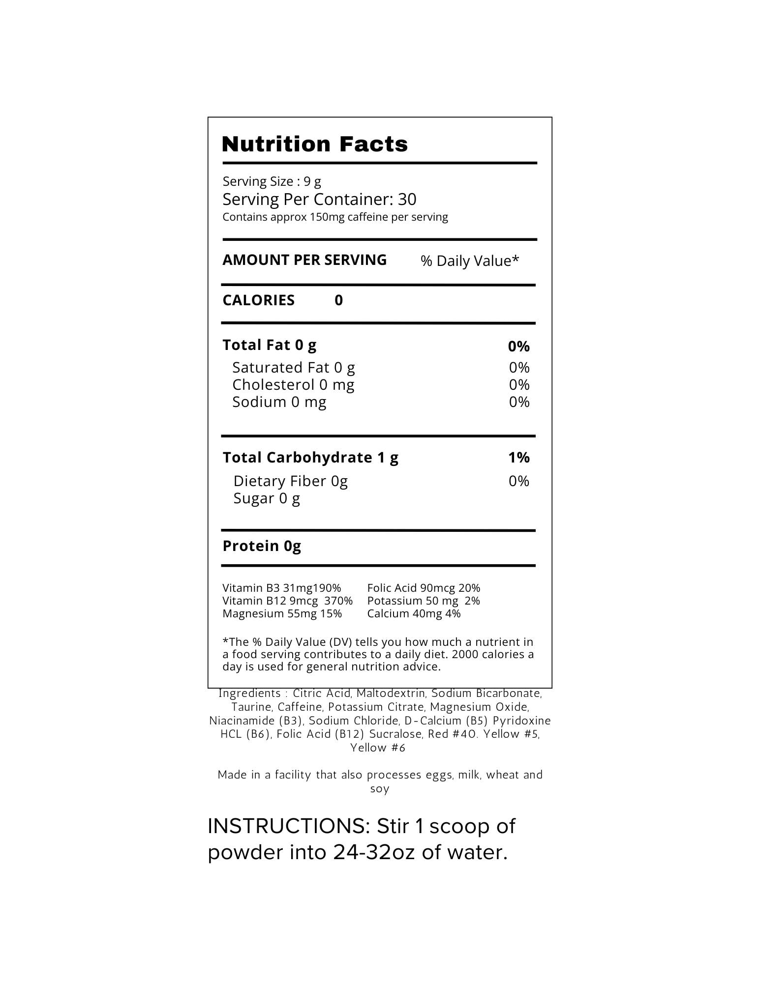 Drink Tub – 30 Sugar-free Servings, Mix & Sip - Etsy