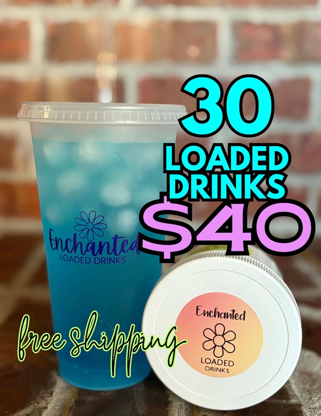Enchanted Loaded Tea Mix – 30 Sugar-free Servings - Etsy