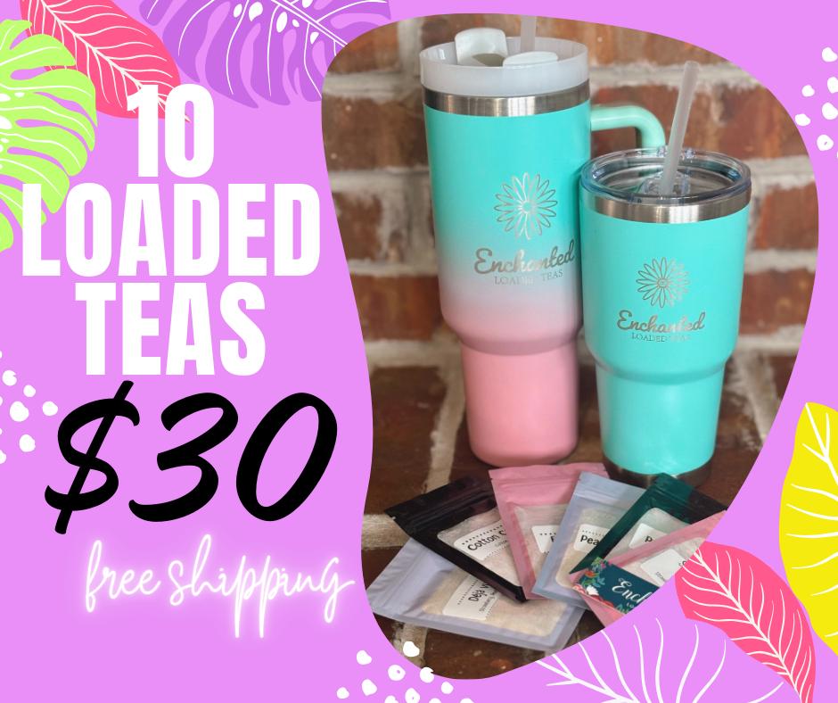 10 Loaded Drink Packets – 32oz Sugar-free Drink Mix | Bold Flavor & Fun ...