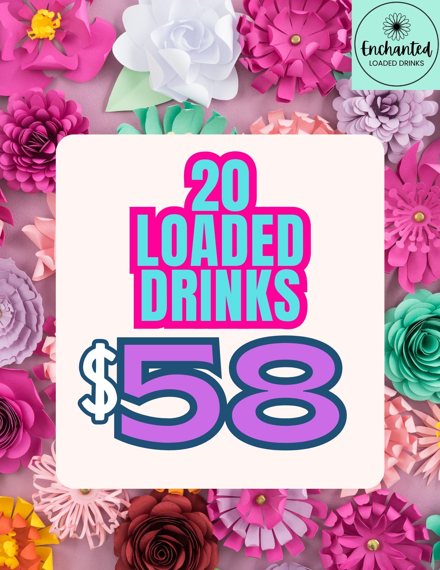 Sugar-free Loaded Drink Mix – 20 Drinks, 220mg Caffeine - Etsy