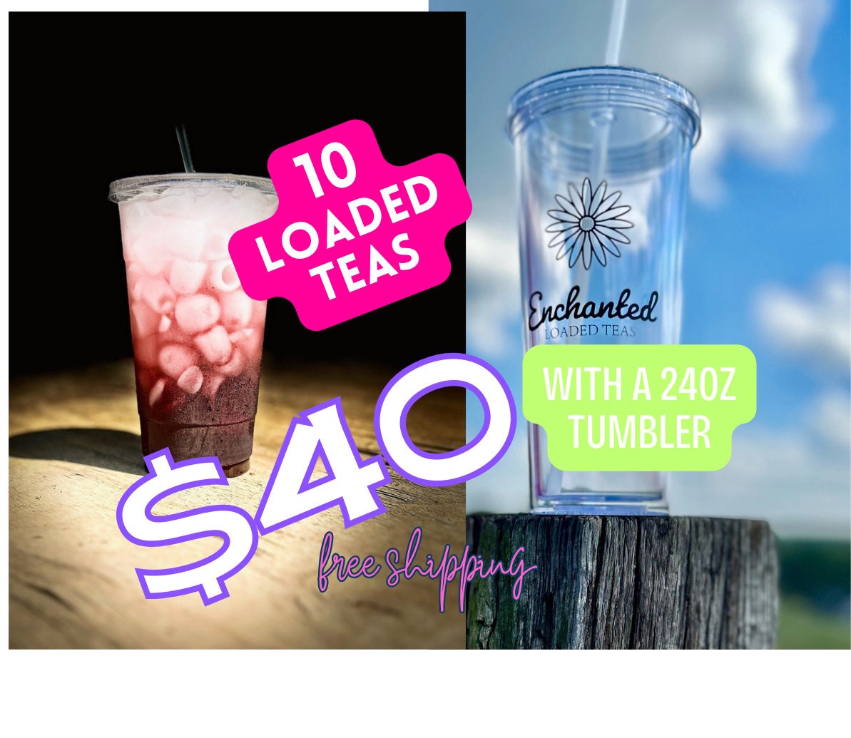 10 Loaded Drink Packets – 32oz Sugar-free Drink Mix | Bold Flavor & Fun ...