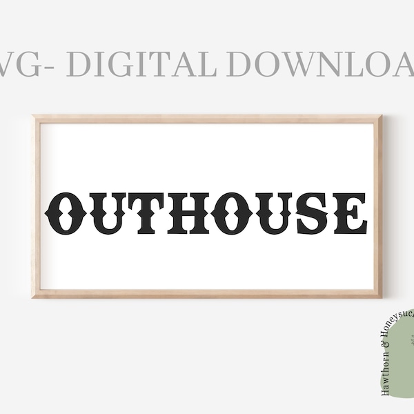 Outhouse Svg - Etsy