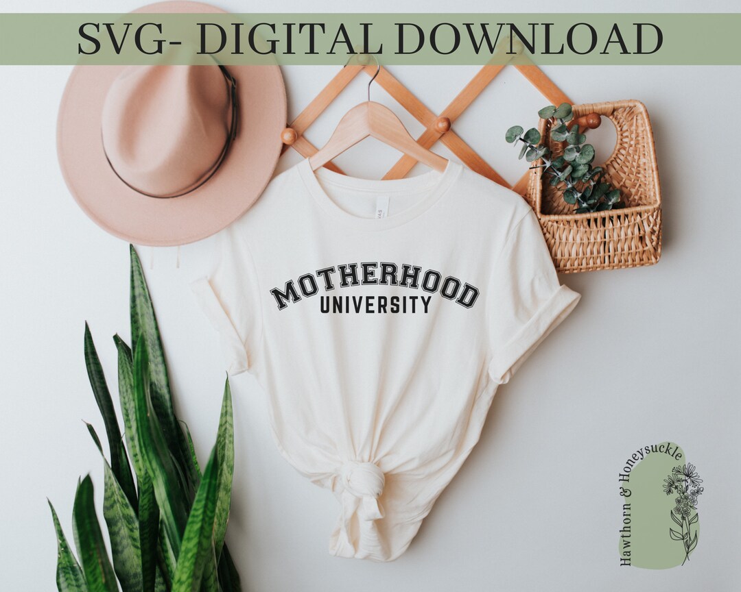 Motherhood University Svg, Mom Svg, Png, Cut File, Cricut, Silhouette ...