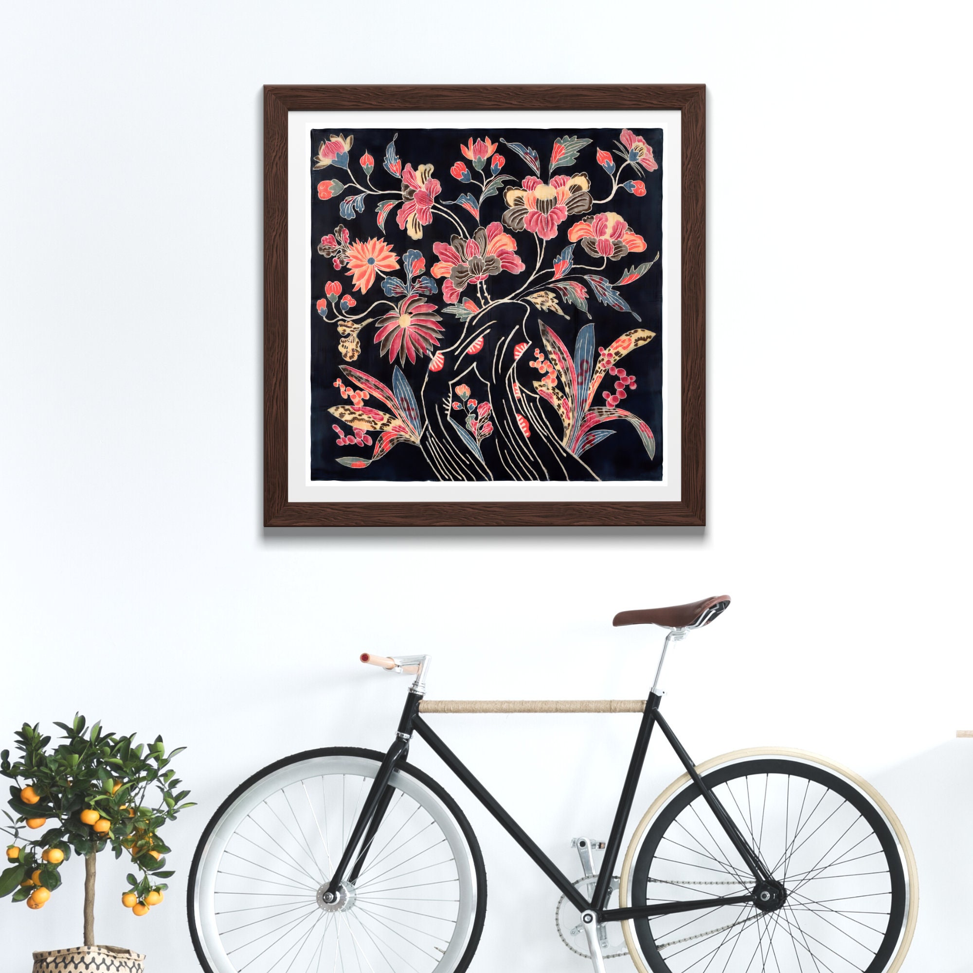 Okinawa Fabric Bingata Printable Art Okinawa Art Okinawa - Etsy