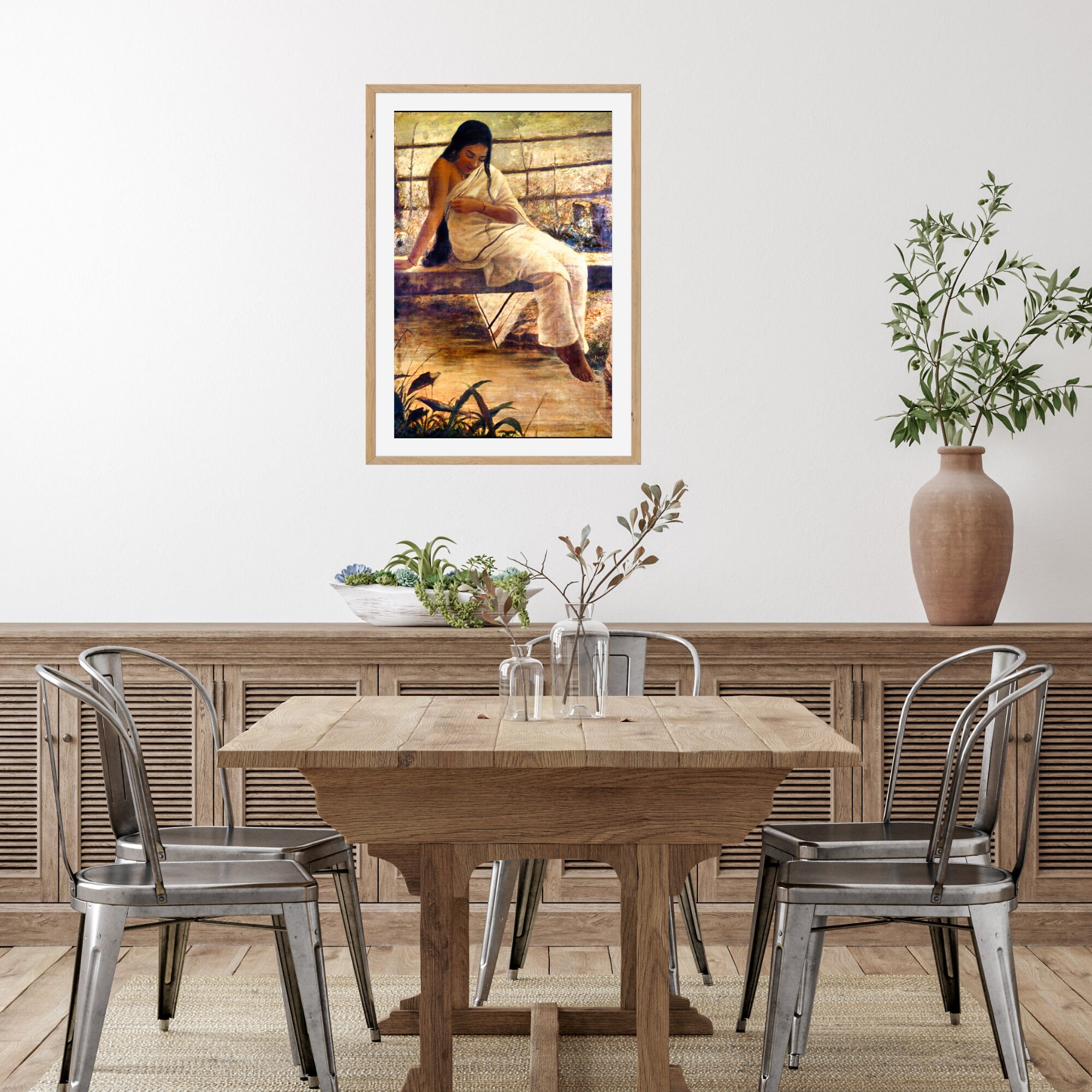 Raja Ravi Varma Painting, Aapi Poster, Telugu Art, Kerala Poster, Tamil ...