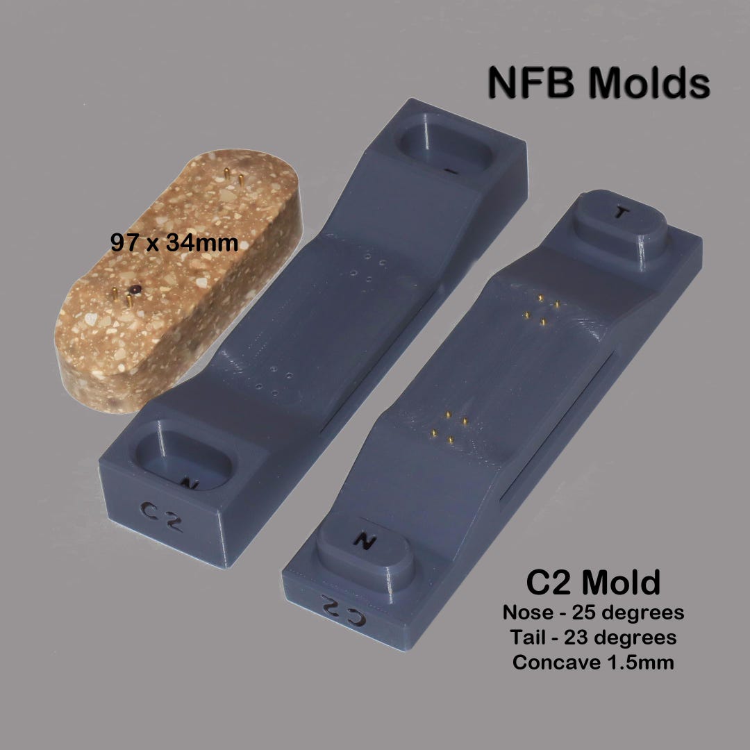 NFB Molds C2 3D Printed Fingerboard Mold - Etsy