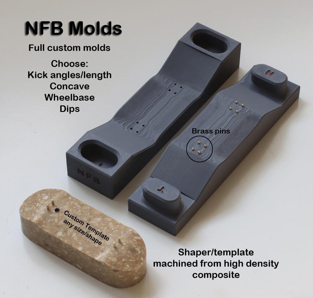 NFB Molds Full Custom 3D Printed Fingerboard Mold - Etsy