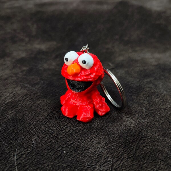 Elmo Keychain - Etsy