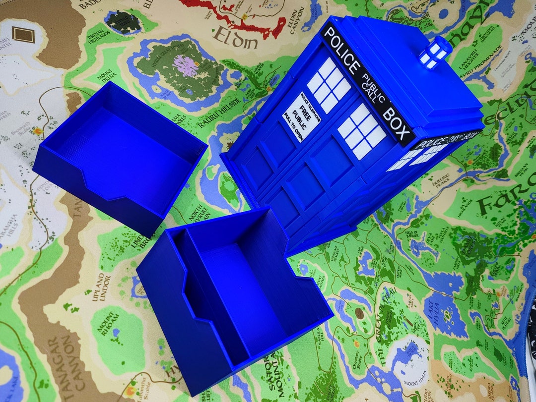Tardis Space Box Dr Who MTG Magic the Gathering EDH Commander Deck Box ...