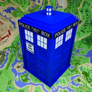 Tardis Space Box Dr Who MTG Magic the Gathering EDH Commander Deck Box ...