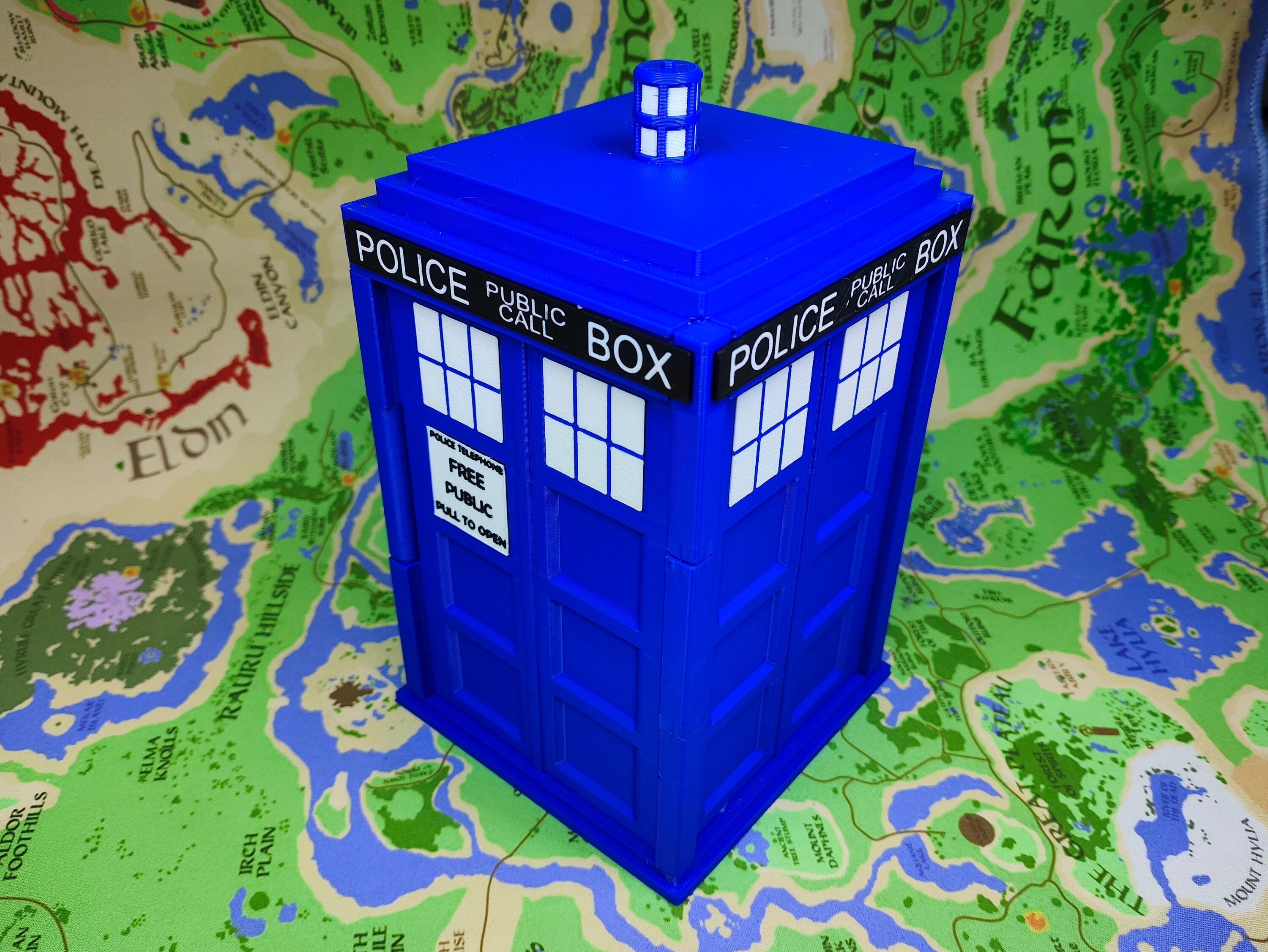 Tardis Space Box Dr Who MTG Magic the Gathering EDH Commander Deck Box ...