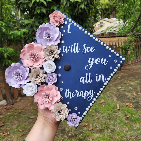 Therapy Grad Cap Topper - Etsy