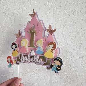 Baby Princess Inspired Castle Cake Topper - Etsy