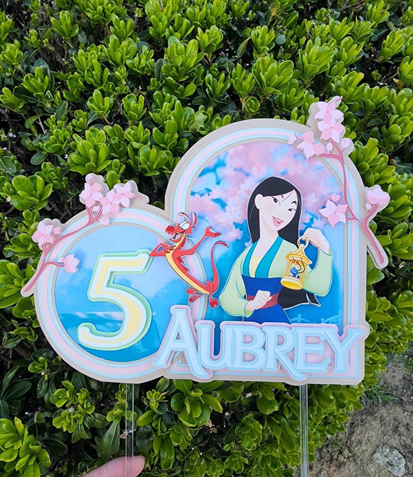 Mulan Inspired Cake Topper - Etsy
