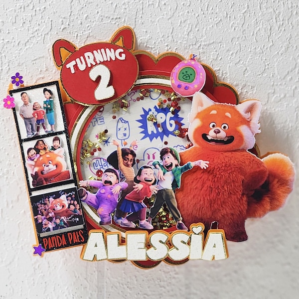 Turning Red Cake Topper - Etsy