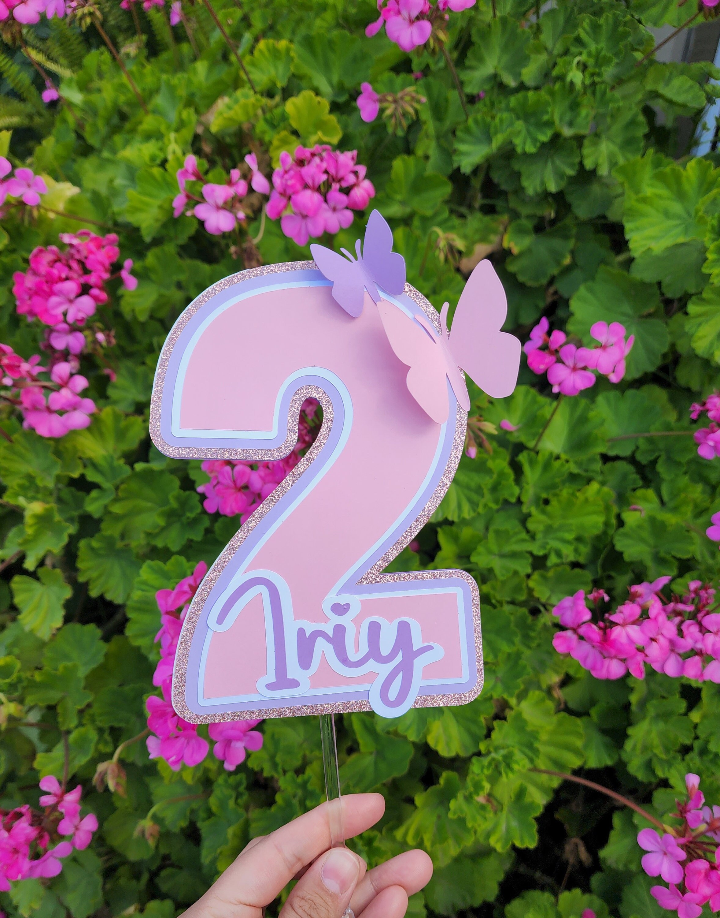 Number Cake Topper - Etsy