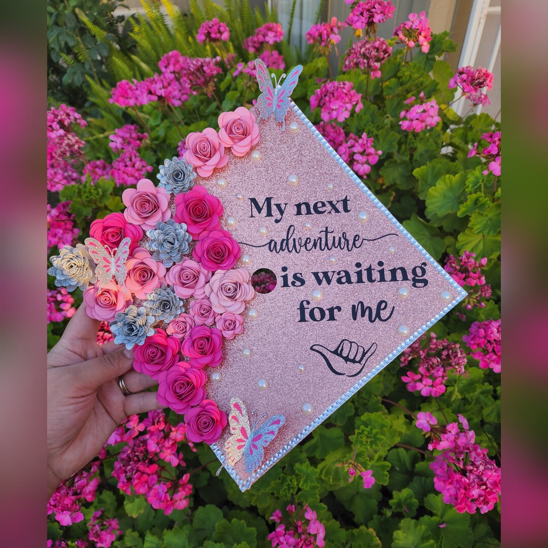My Next Adventure is Waiting for Me Graduation Cap - Etsy