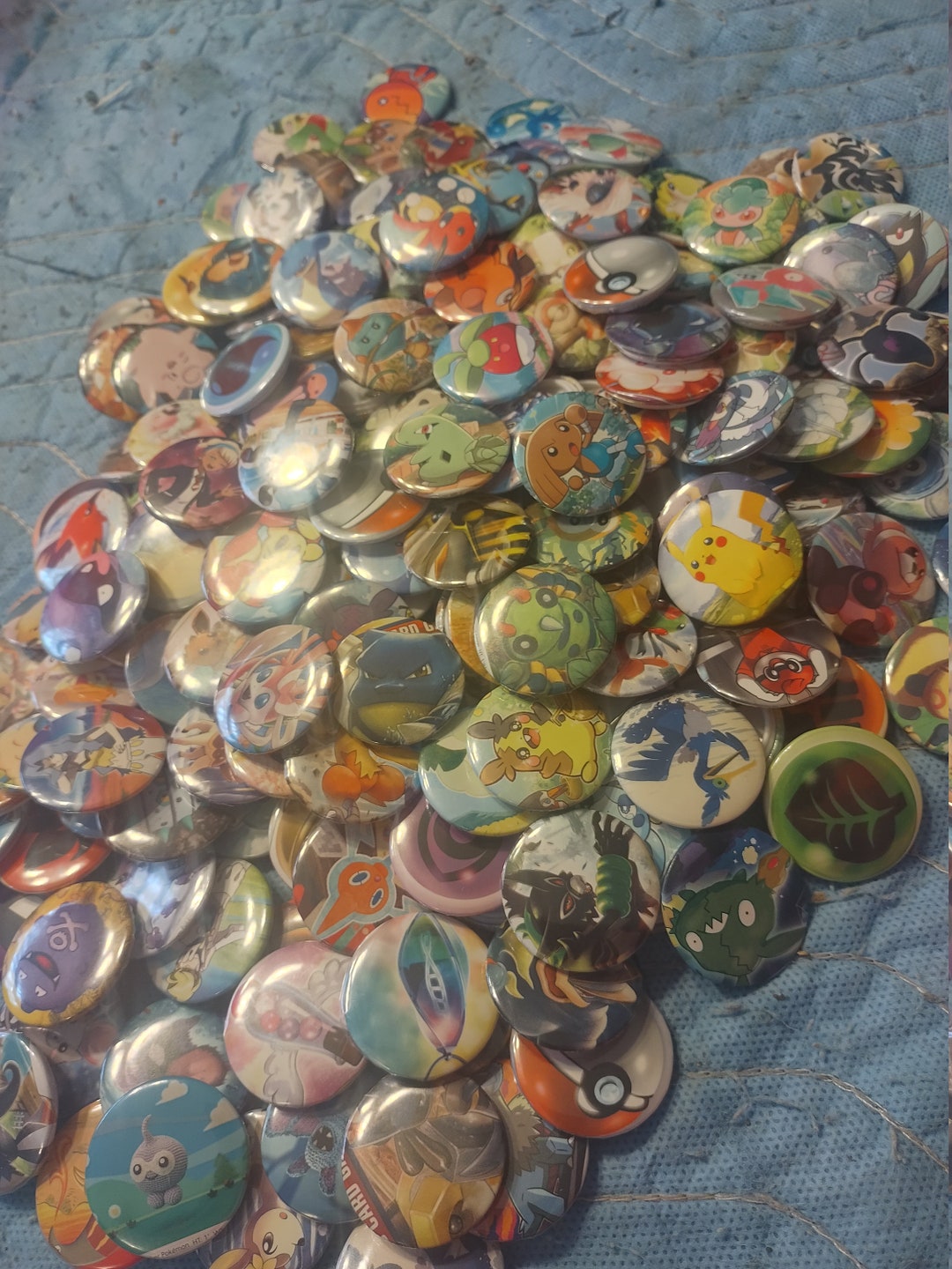 Homemade Assorted Pokemon Card Pins - Etsy