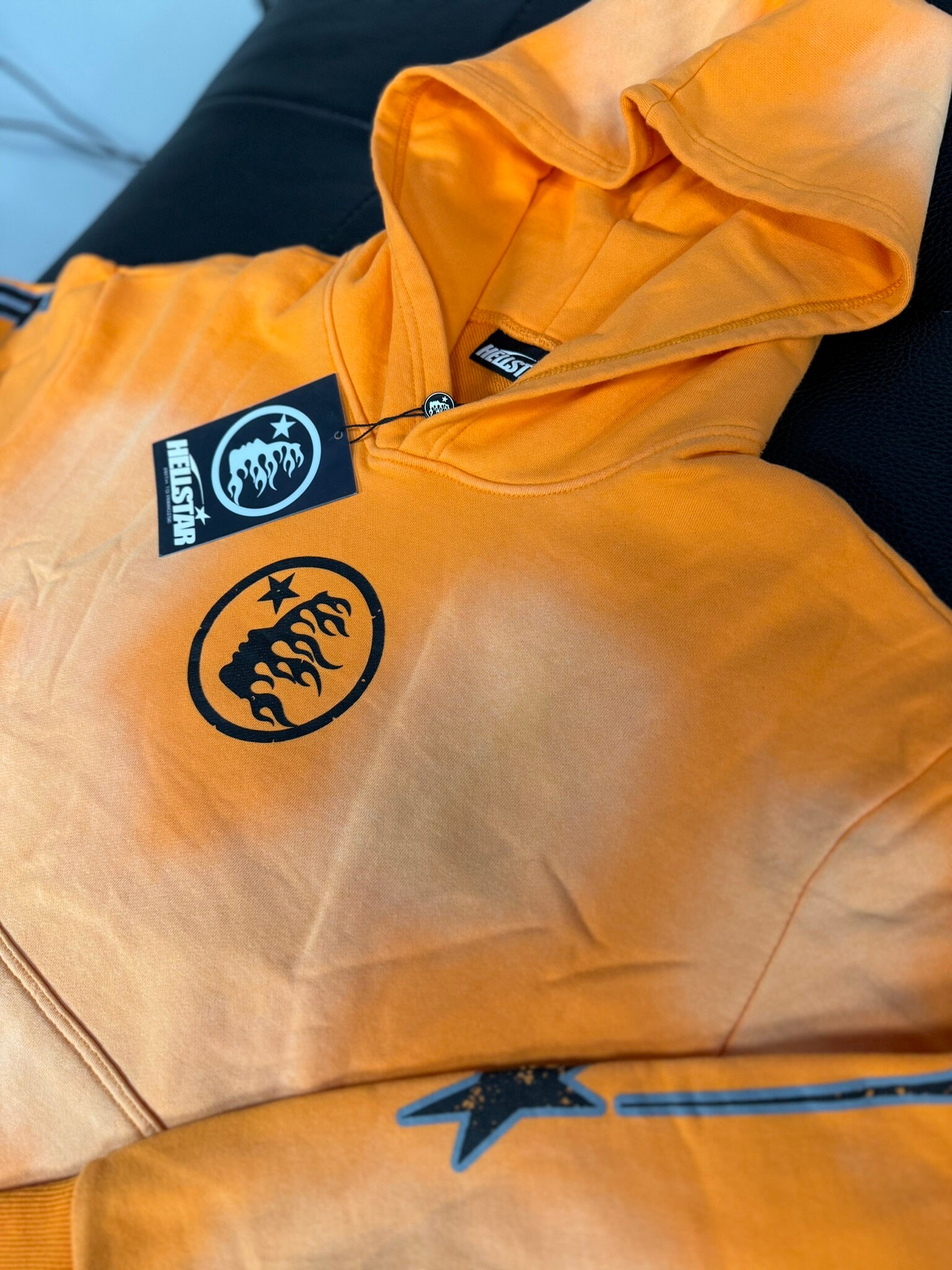 Hellstar Orange Hoodie - Etsy