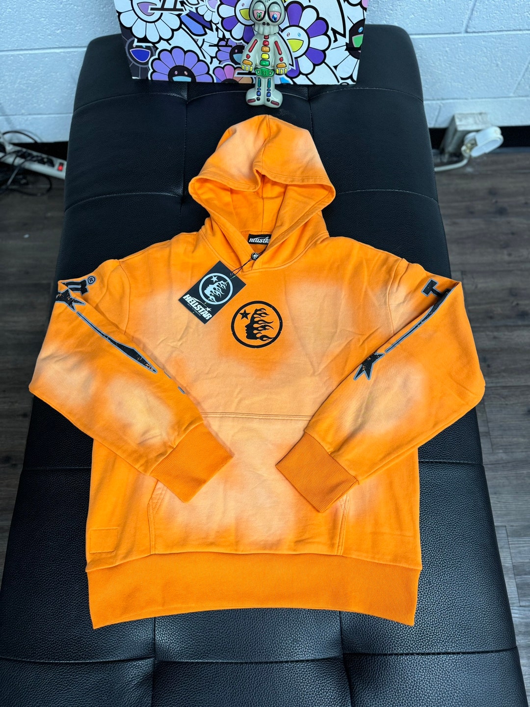 Hellstar Orange Hoodie - Etsy