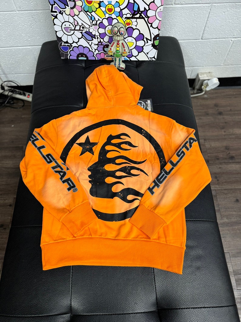 Hellstar Orange Hoodie - Etsy
