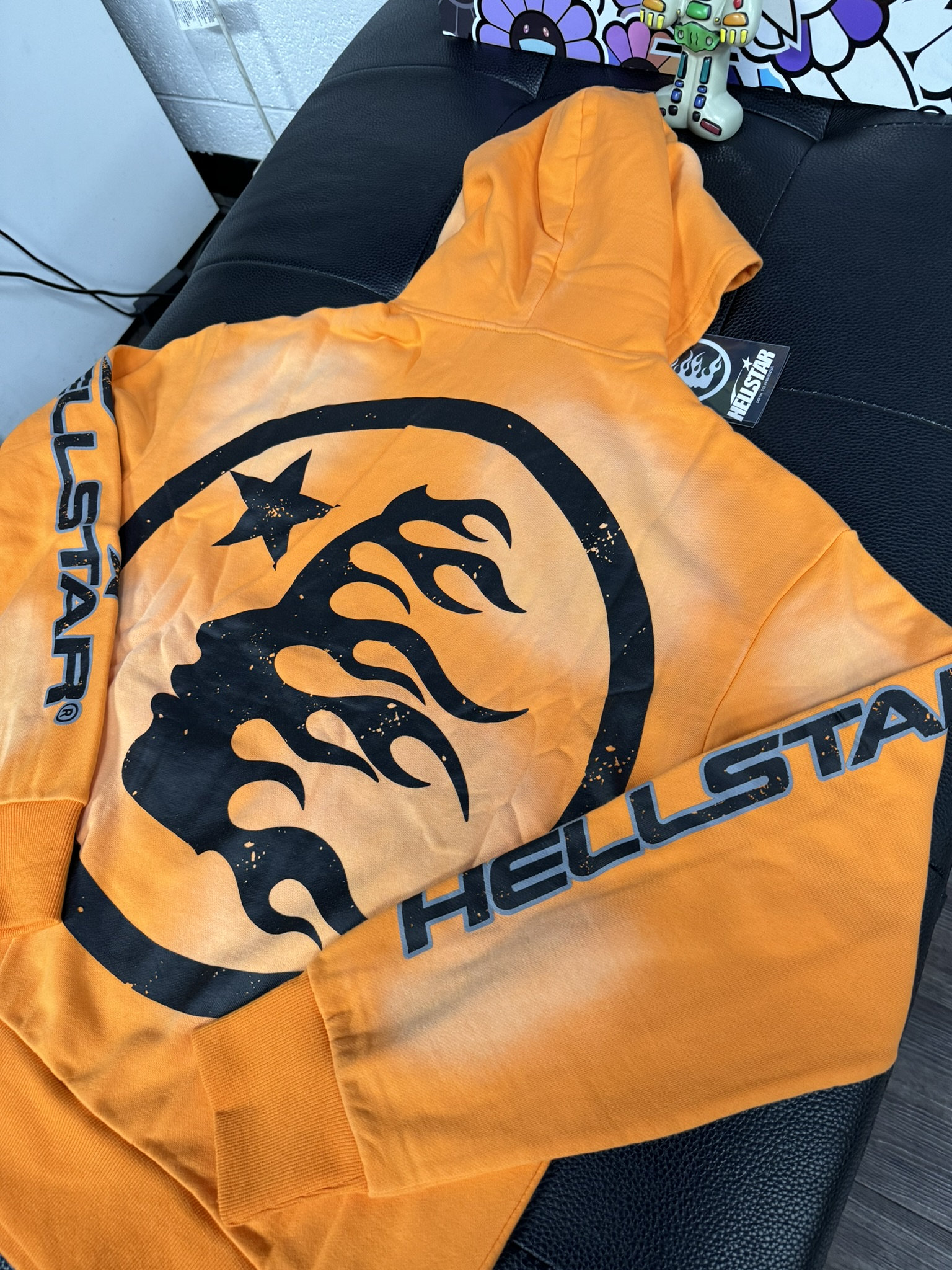 Hellstar Orange Hoodie - Etsy