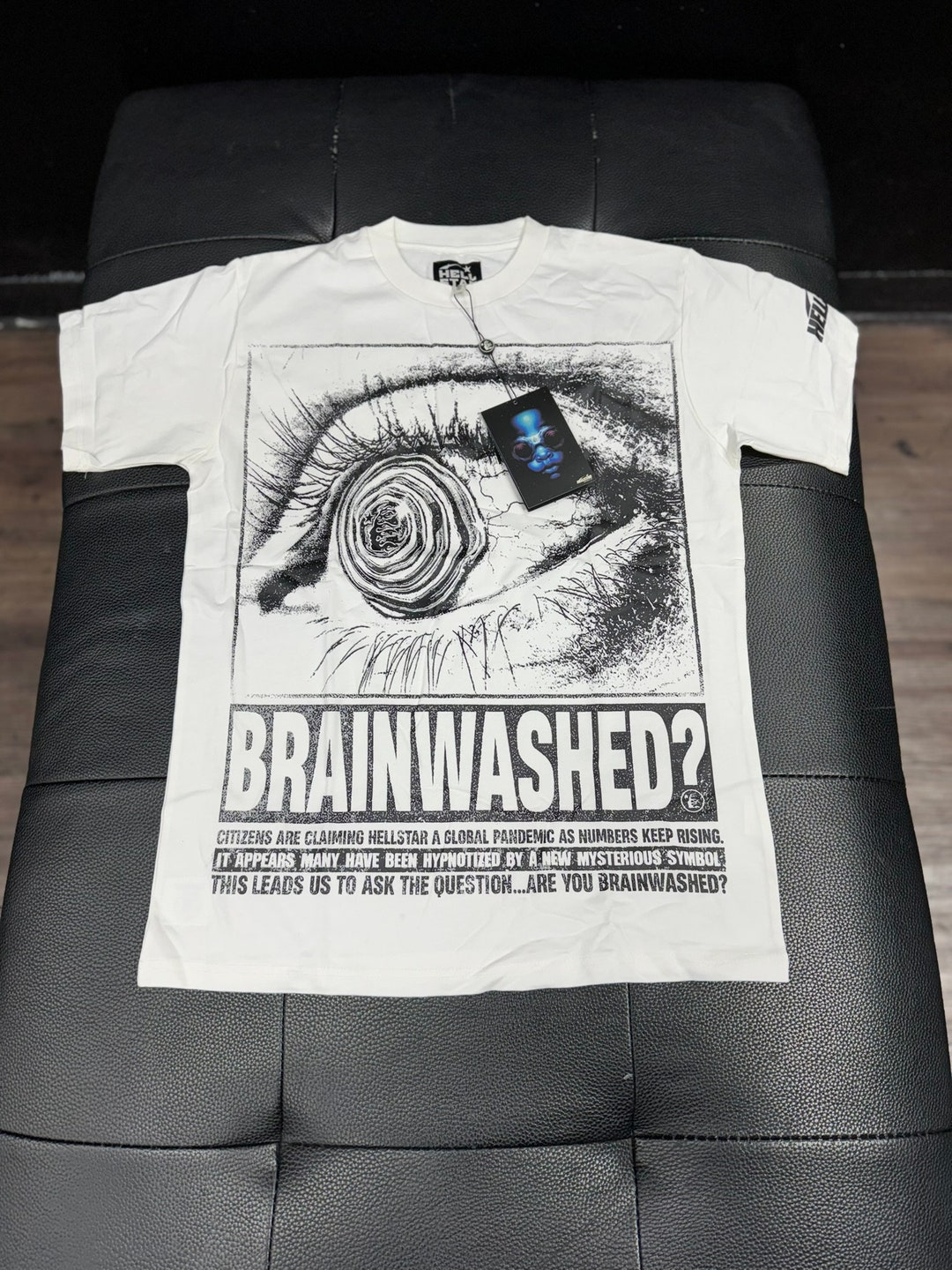 Hellstar White Brainwashed T Shirt - Etsy