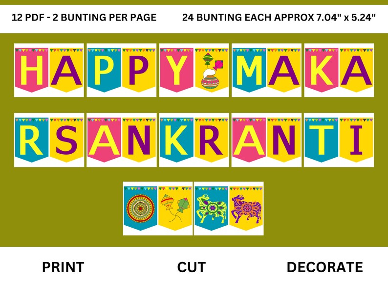 Digital Happy Makar Sankranti Bunting Images, Makar Sankranti ...