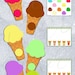 Ice Cream Cones and Scoops Color Match,printable Color Activities ...