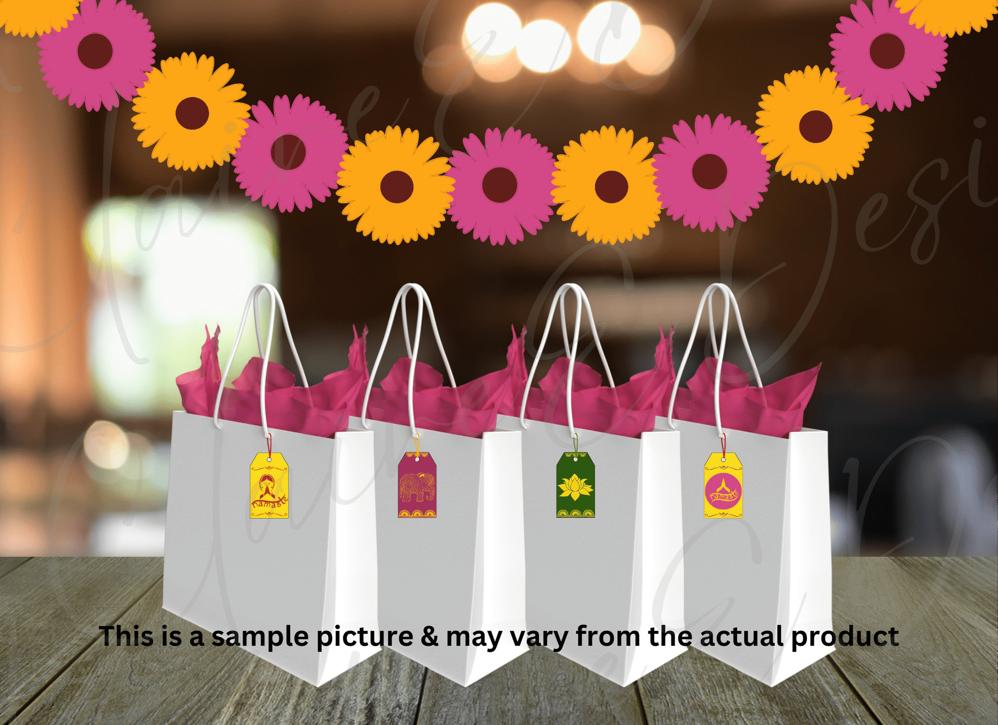 Printable Gift Tag Bundle for Party, Pooja, Festival, Wedding, Namaste ...