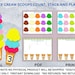 Ice Cream Scoops Count, Stack & Play, Printable Counting Activities ...