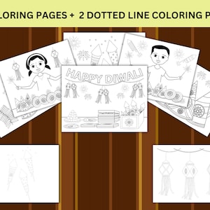 Diwali Activity/coloring Pages for Kids, Diwali Party Activity for Kids ...