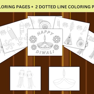 Diwali Coloring/activity Pages, Diwali Party Activity for Kids, Diwali ...