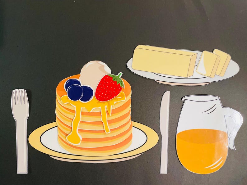 Pancake Counting Activity, Printable Count Activities, Numbers 1-10 ...