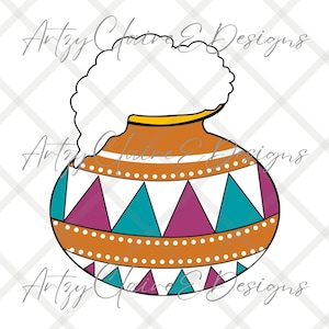 Pongal Pot and Sugarcane Tree, Makar Sankranti Pot, Sankranti Khumbam ...