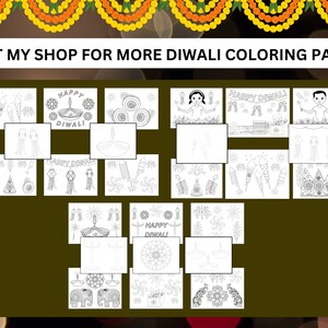 Diwali Activity/coloring Pages for Kids, Diwali Party Activity for Kids ...