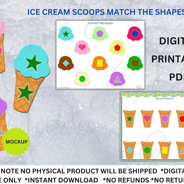 Ice Cream Clipart - Etsy