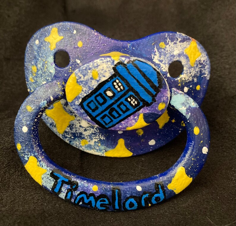 Custom Adult Pacifier Decorated Agere Pacifier Hand Painted - Etsy