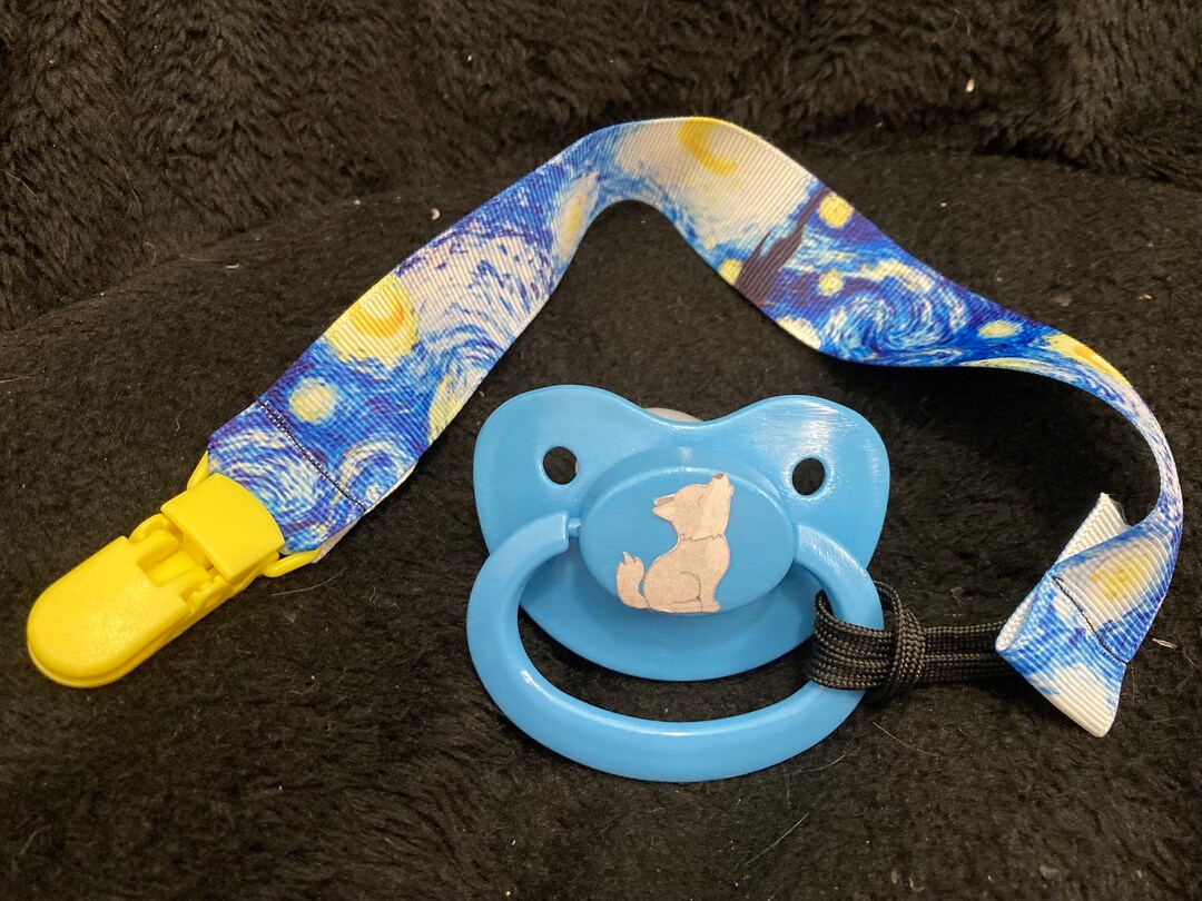 Starry Night Van Gogh Little Space Clip, Pacifier Clip, Little Space Gear - Etsy