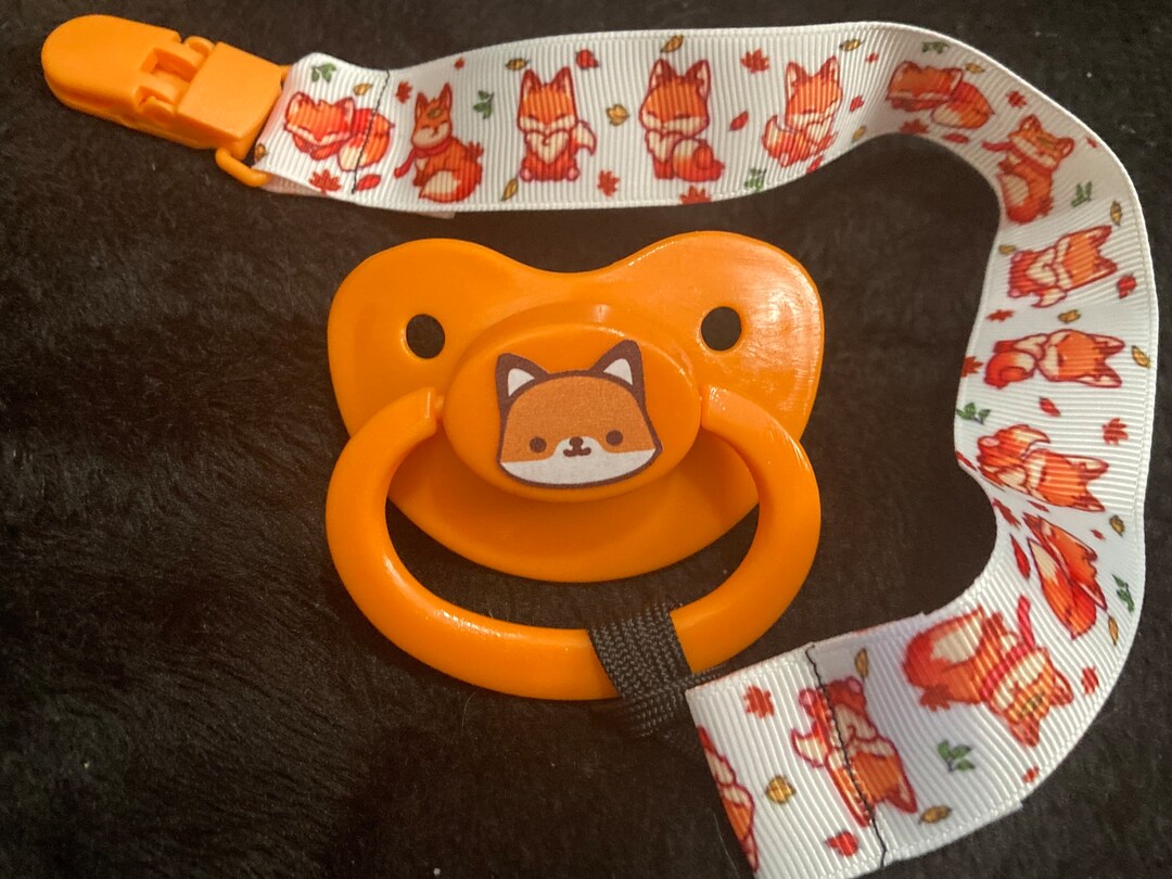 Fox Little Space Clip, Pacifier Clip, Little Space Gear - Etsy