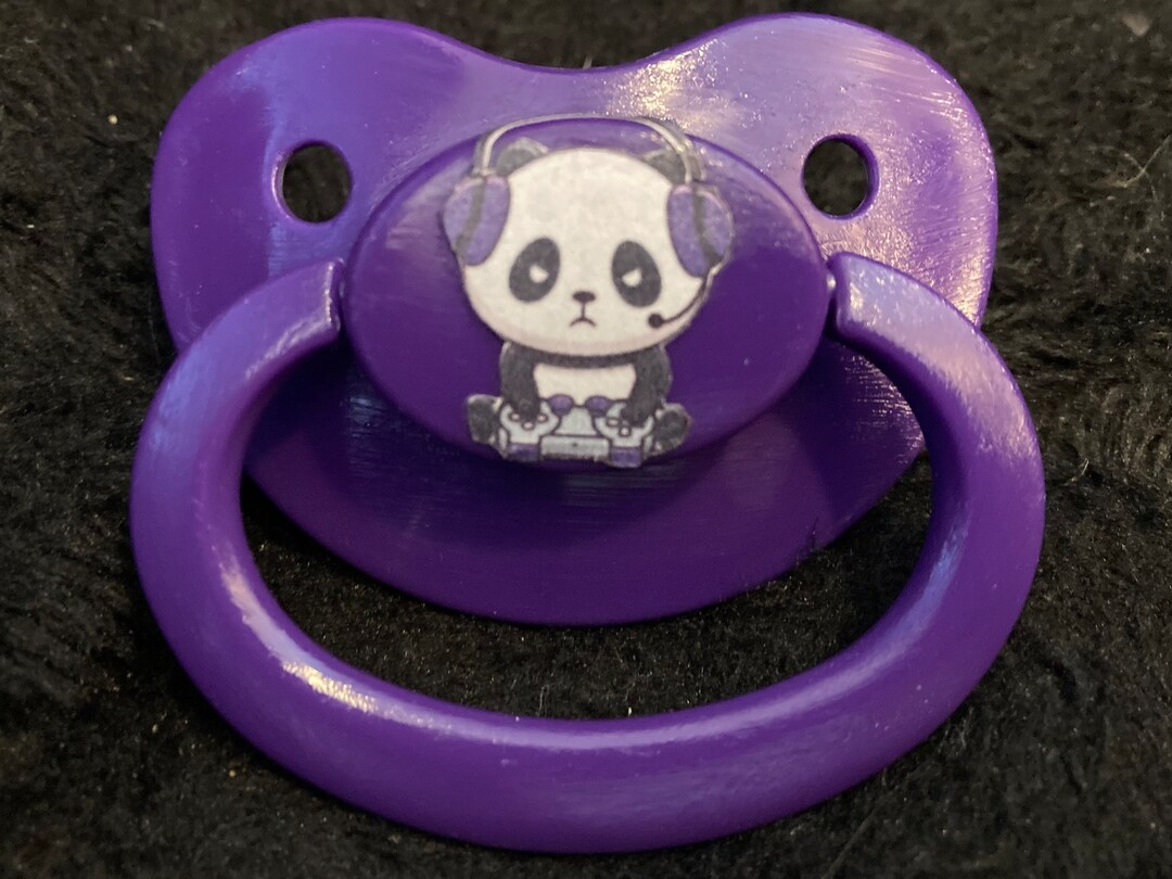 Gamer Panda Adult Pacifier Little Space Gear - Etsy