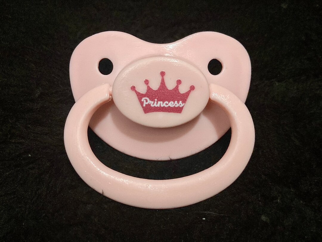 Princess Crown Adult Pacifier, Little Space Gear - Etsy