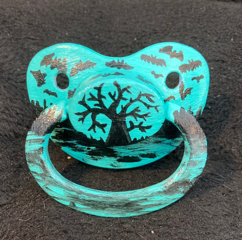 Custom Adult Pacifier Decorated Agere Pacifier Hand Painted - Etsy
