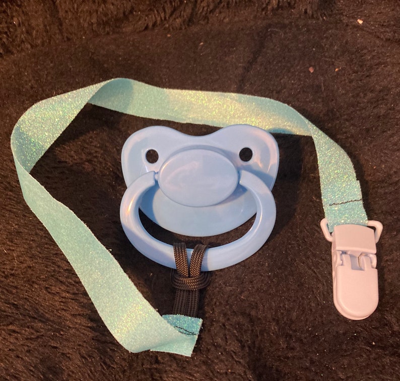 Glitter Pacifier Clip Little Space Agere Gear - Etsy