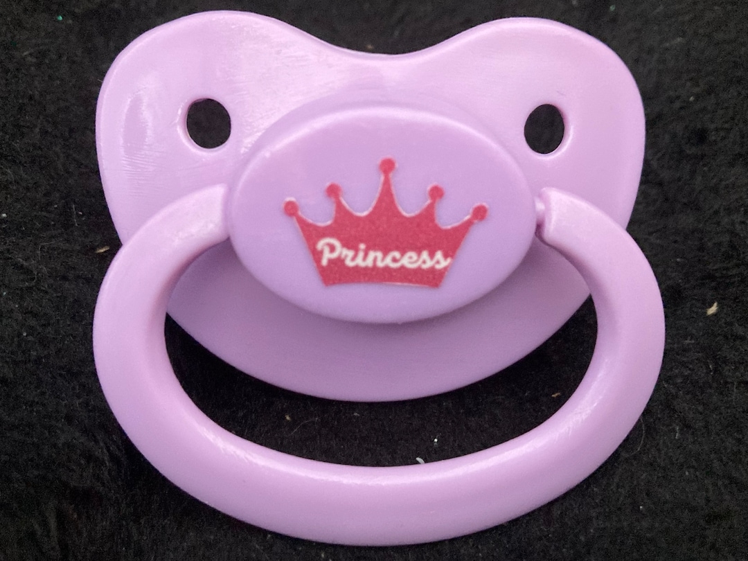 Princess Crown Adult Pacifier Little Space Agere Gear - Etsy