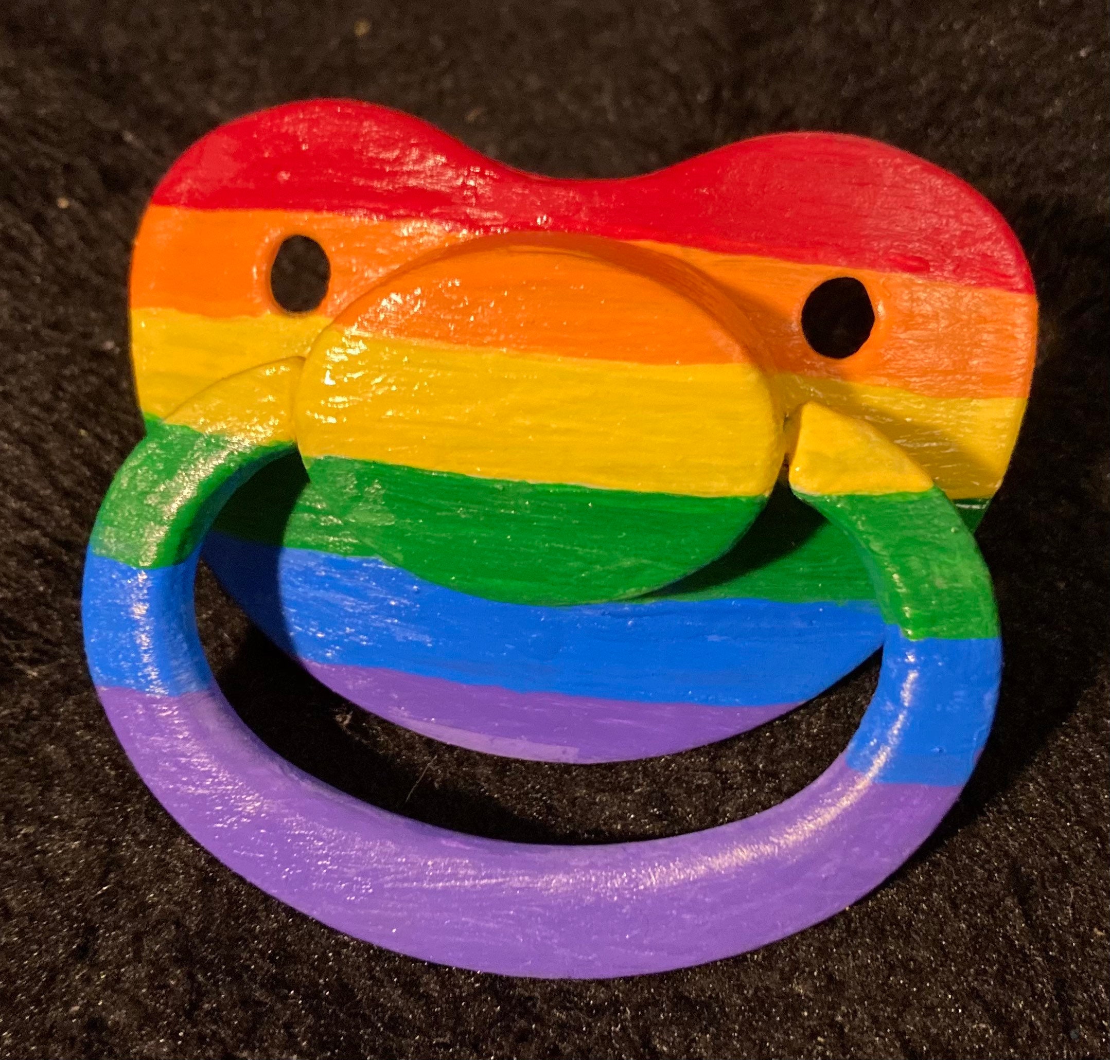 Custom Pride Flag Adult Pacifiers LGBT Agere - Etsy UK
